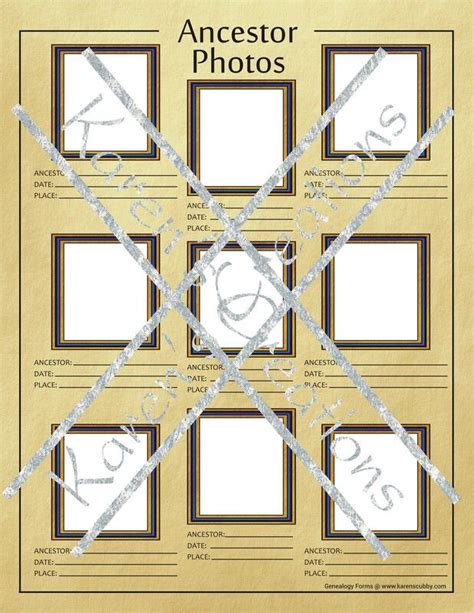 Ancestry Genealogy Forms Artofit
