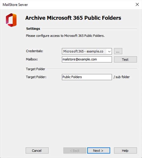 Archiving Emails From Microsoft 365 Modern Authentication Mailstore