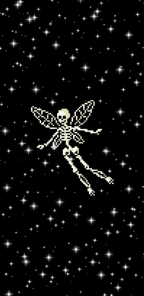 Flying Skeleton Wallpaper Skeletons Wallpaper Aesthetic Wallpaper
