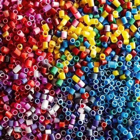 Premium Photo Vibrant Assortment Of Colorful Beads