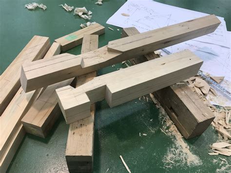 実技「振れ隅木」を作りました。 木造耐火の注文住宅なら東京台東区 土手加藤材木店