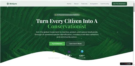 Biosyncai Poweredbiodiversityconservationplatform Devpost