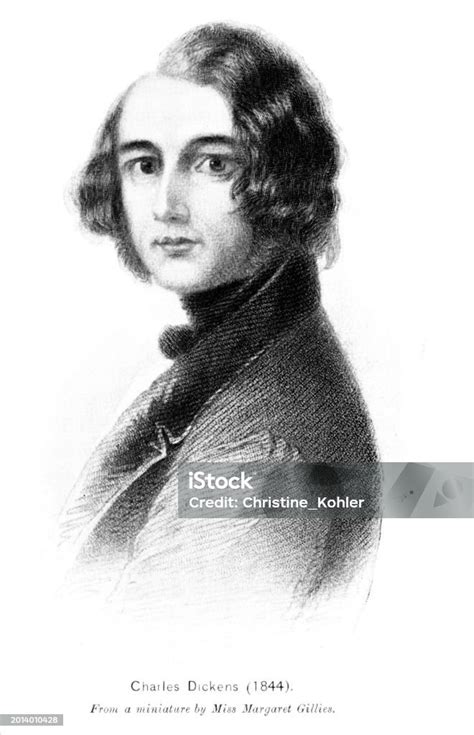 Charles Dickens 1844 Portrait Age 32 19th Century British Literature