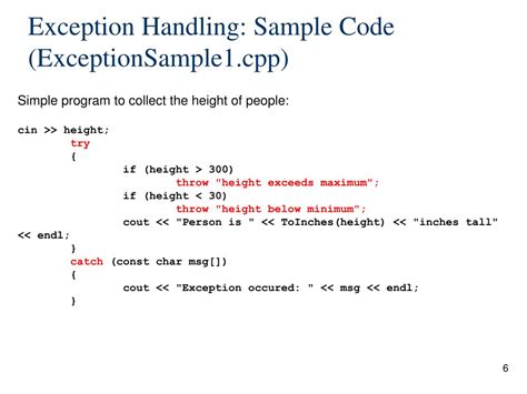 Ppt Cs 204 Advance Programming Exception Handling In C Powerpoint