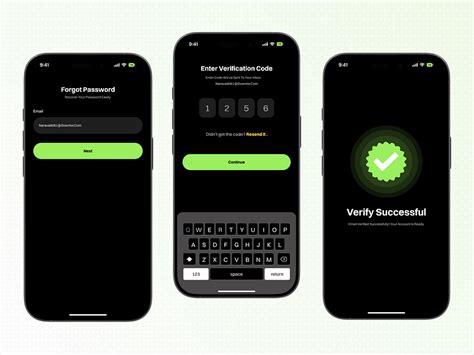 Pos App Forgot Password And Verification Flow Ui 🔐📱 By Ui Raihan On
