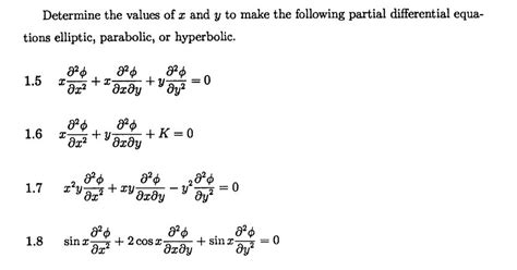 solved determine the values of x and y to make the following