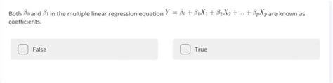 Solved Both β and β in the multiple linear regression Chegg com