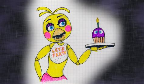 How To Draw Toy Chica Fnaf Five Nights At Freddys Youtube