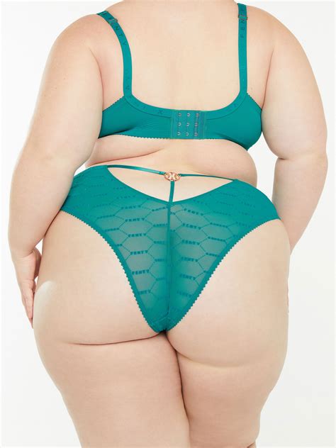 Shimmer Flocked Logo Brazilian In Green Savage X Fenty Uk United Kingdom
