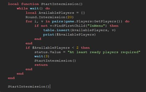 How To Skip Lines Of Code Scripting Support Developer Forum Roblox