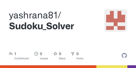 github yashrana81 sudoku solver