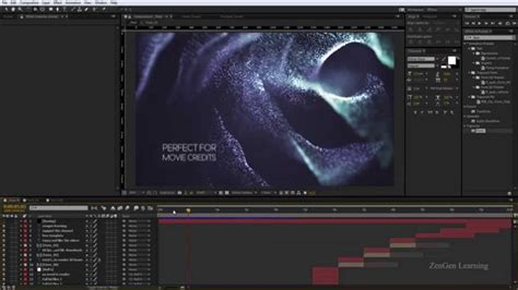 After Effects Motion GRAPHICS TUTORIAL Cinematic Particle