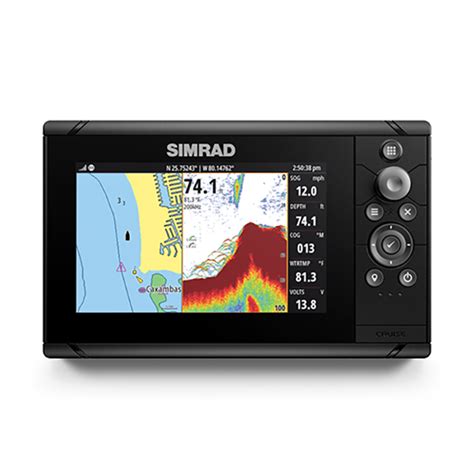 Simrad Cruise Chartplotter With Base Chart And 83 200 Transducer
