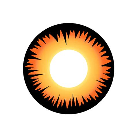 Crazylab Orange Werewolf Circle Lenses