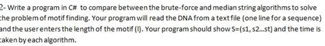 Solved Write A Program In C To Compare Between The