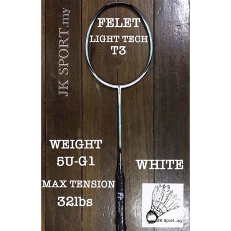 FELET LIGHT TECH T BADMINTON RACKET