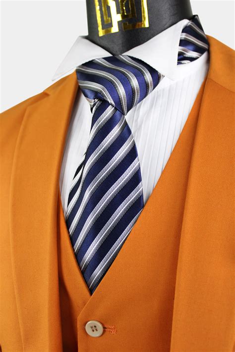 Burnt Orange Suit 3 Piece Gentlemans Guru