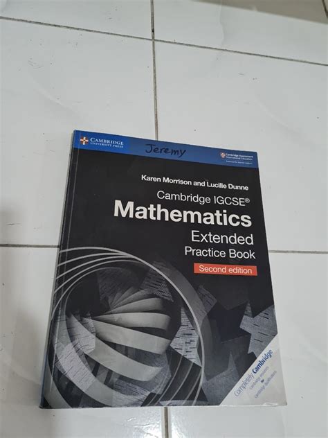 Cambridge Igcse Mathematics Extended Practice Book Hobbies And Toys Books And Magazines Textbooks