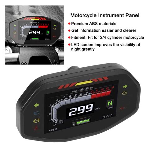 Buy Motorcycle Dashboard Universal TFT LCD Display Instrument