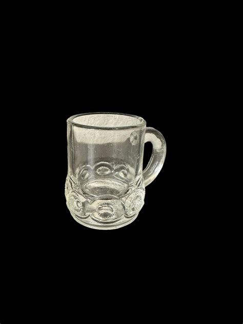 Federal Glass Co Mini Beer Mug Shot Glass Etsy