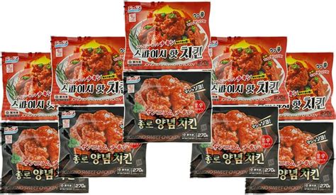 Amazon 公式 ジョンノ Jongno ジョンノ ヤンニョム チキン・スパイシーホット チキン合計4袋（各2袋）6袋（各3袋）8袋
