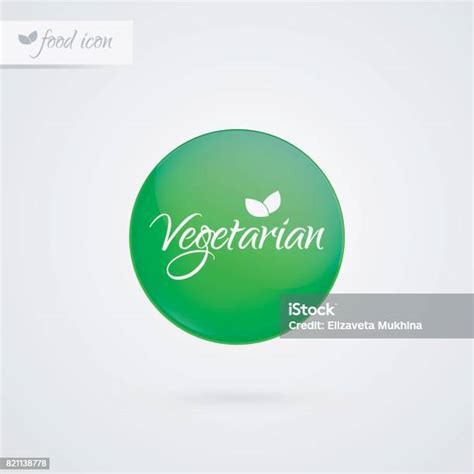 素食的圓形標籤食物圖示向量孤立的綠色和白色的貼紙標誌產品 包裝 健康飲食 生活方式 商品 廣告 商店 商店 功能表圖符號向量圖形及更多健康的