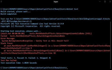 Marks Musings Cross Platform Net Core 20 C Unit Testing