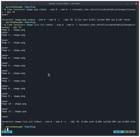 Parzelsec Breaking Simple Captchas With Tesseract OCR And OpenCV In Python