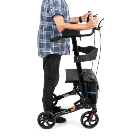 Upright Rollator With Forearm Support For Enhanced Mobility