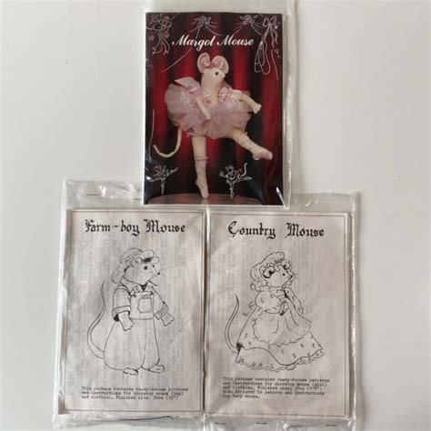 3 Calico Mouse Patterns S