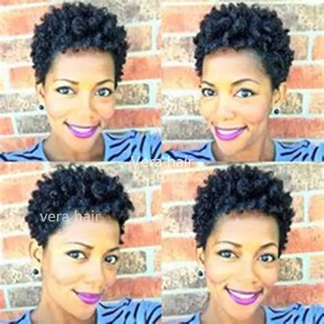 Short Afro Curl Human Hair Wigs 100 Brazilian Remy Short Kinky Curly