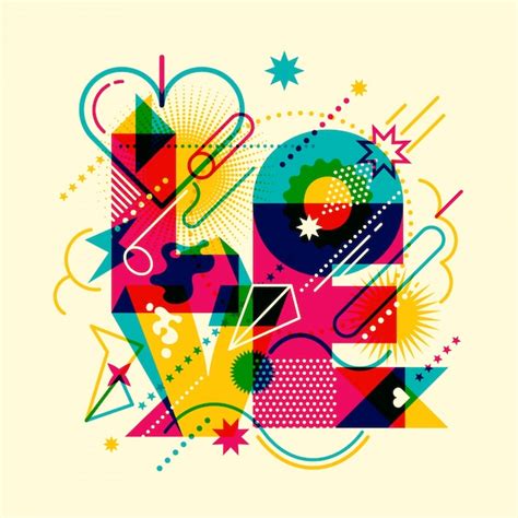 Premium Vector Abstract Love Background