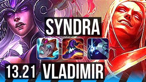 Syndra Vs Vladimir Mid 1617 Legendary 400 Games 900k Mastery