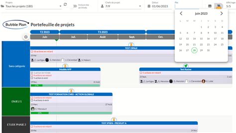 Portfolio de projets nouvelle fonctionnalité punchy de juillet