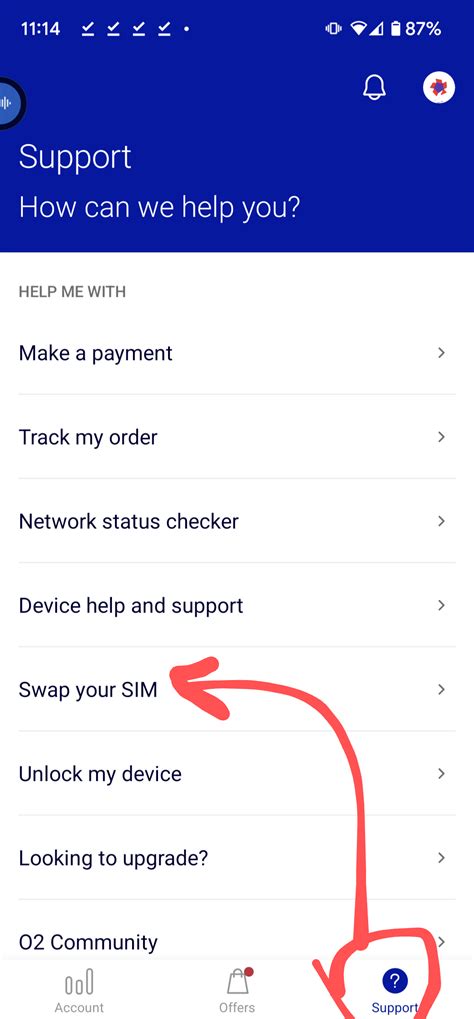 sim swap o2 community