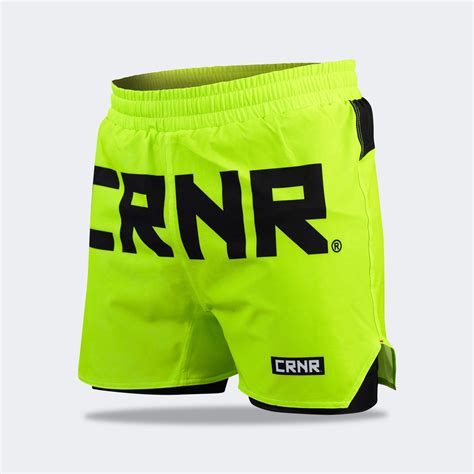 Functional Combat Shorts Chartreuse Combat Corner
