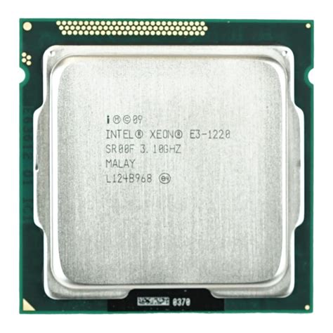 Intel CPU Xeon E3-1220 QuadCore 3,1GHz, SR00F LGA1155