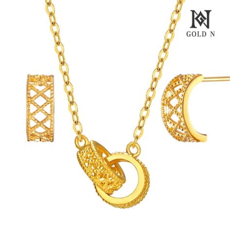 골드앤 순금 24k 투링 프레리 목걸이프레리 귀걸이 소