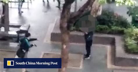 Hong Kong Policeman Draws Gun After Suspect Assaults Him During Stop