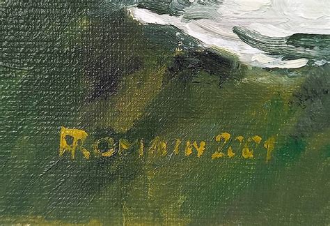 Beau Et Grand Tableau Huile Sur Toile Cascade S Romain Canton Vaud