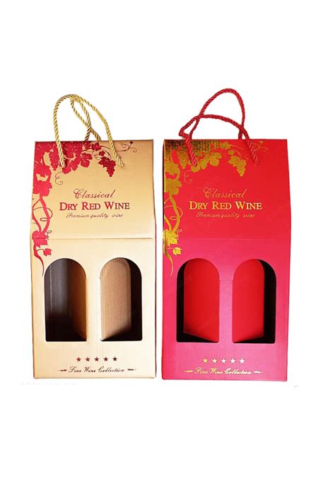 Túi Giấy đựng 2 Chai Rượu Vang Ruma