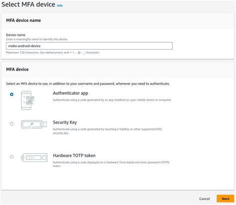 Mengaktifkan Mfa Aws Pada Akun User