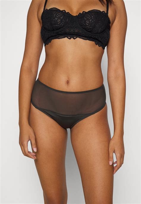 Heist Studios The High Waist Thong String Blackzwart Zalandobe