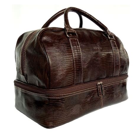 Bolsa De Mão Para Viagem De Couro Cor Marrom Hp038 Hamish