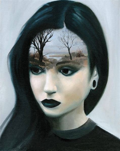 Los Retratos Decorados De Aniela Sobieski Surrealism Painting Fine