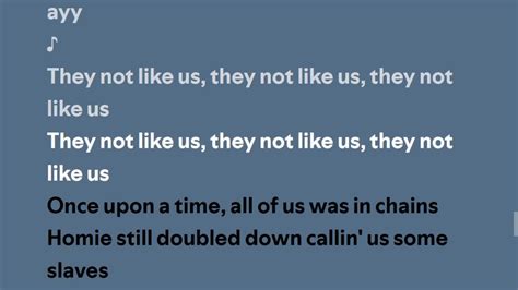 Kendrick Lamar Not Like Us Lyrics Youtube
