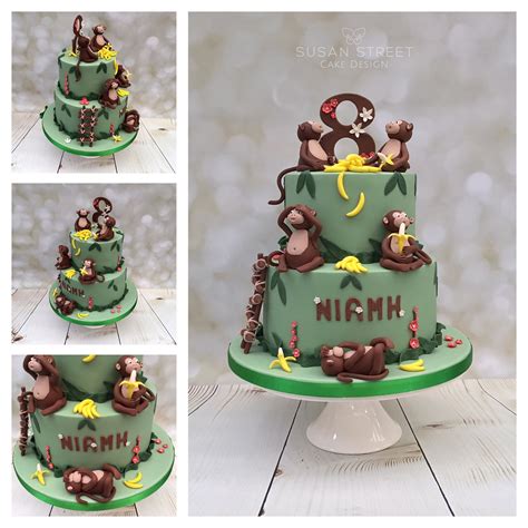 Monkey Cake For Go Ape Birthday Party