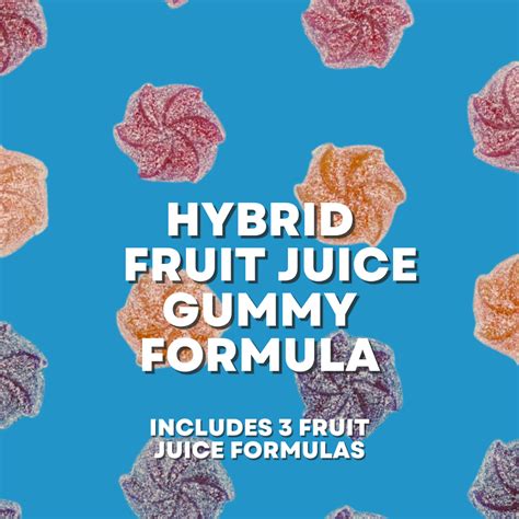 Real Fruit Juice Gummy Formula — Endose Molds