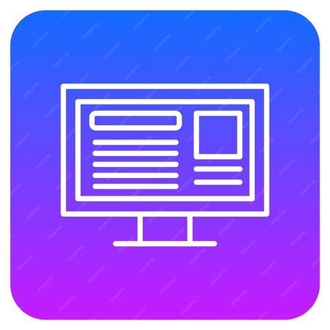 Una Pantalla De Computadora Azul Y Rosa Con Un Fondo Azul Vector Premium