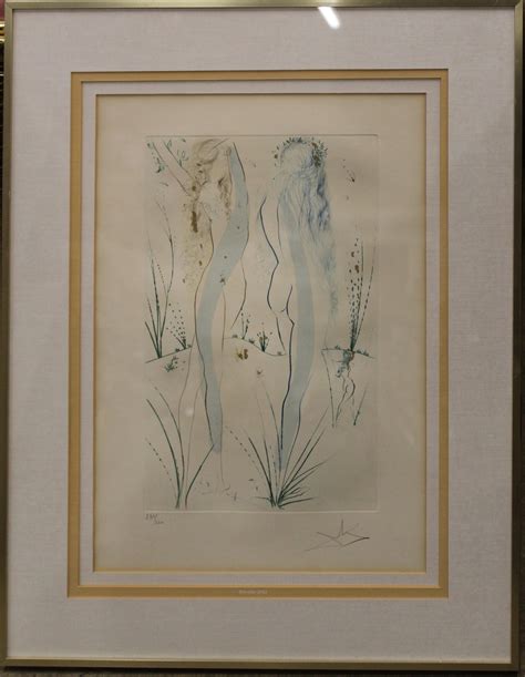Sold Price Salvador Dali Sp Two Nudes January Am Est